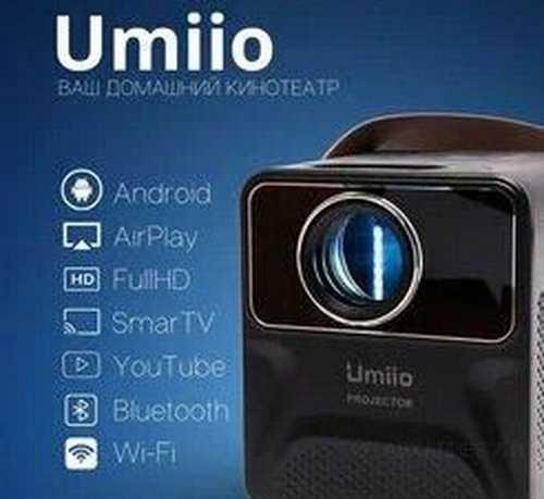 Мини проектор umiio smart tv fullhd