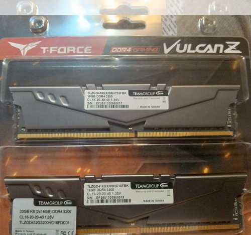 Оперативная память ddr4 32gb(2х16) 3200