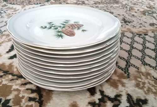 Набор фарфоровых тарелок для вторых блюд (12 шт. )