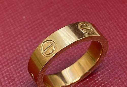 Кольцо Cartier (розовое золото) Премиум