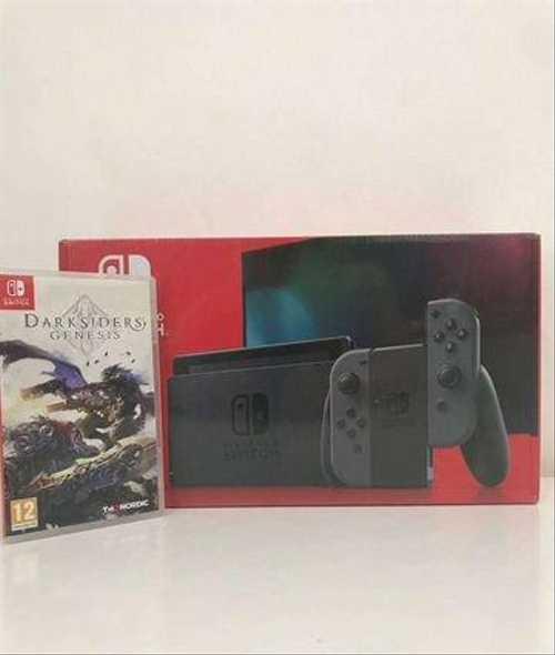 NEW Nintendo Switch rev 2 grey