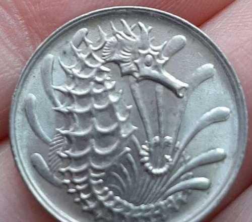 Монета Сингапур 10 центов