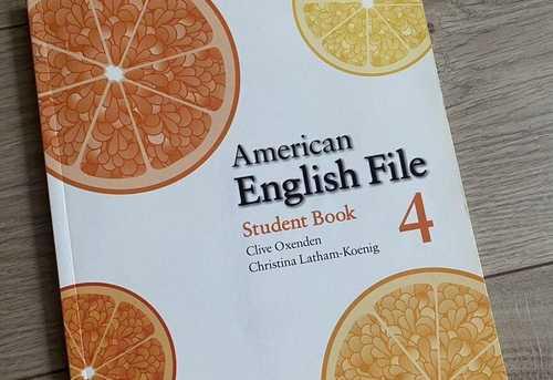 American english file: Student book 4