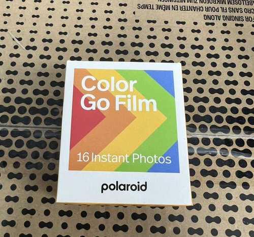 Картриджи на polaroid color go film 16 снимков