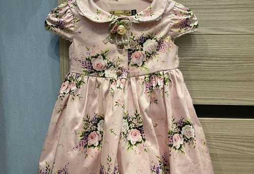 Платье нарядное для девочки маленькая леди 98