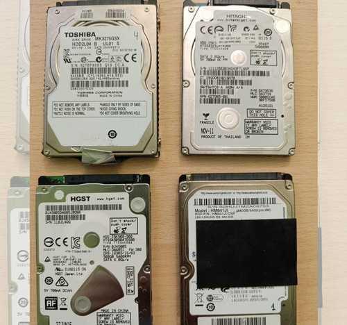 Жёсткие диски 2.5-320, 500 и 640Gb