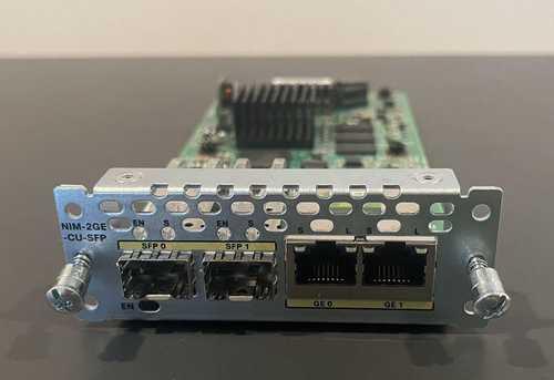 Модуль Cisco NIM-2GE-CU-SFP