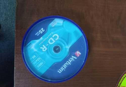 Диск CD-R Verbatim 700Mb 52x BOX (25шт)