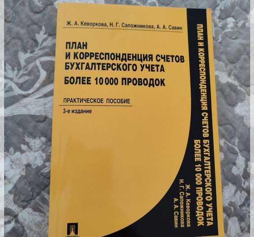 План и корреспонденция счетов бухгалтерского учета