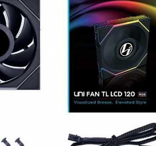 Вентиляторы lian LI UNI FAN TL LCD 120 Black