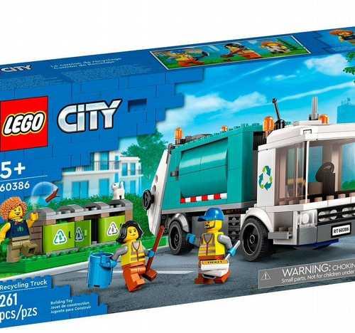 Lego City Лего 60386 Грузовик переработки отходов
