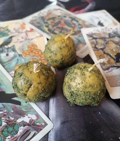 Свечи Восковые круглые