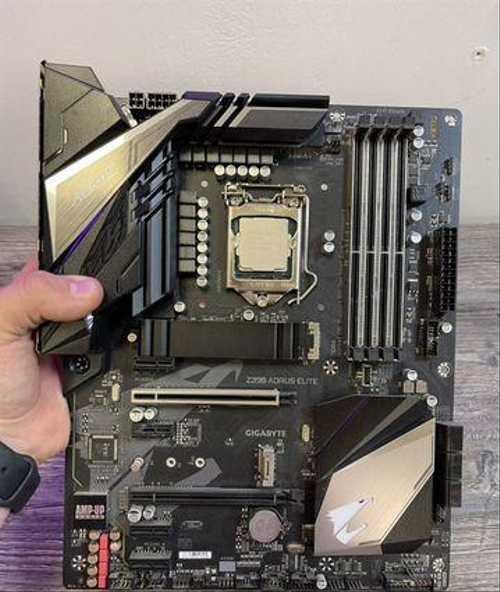 Комплект z390 aorus и core i7-8700k