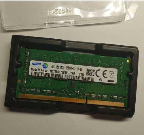 Оперативная память DDR3L 4 gb SO dimm для ноутбука