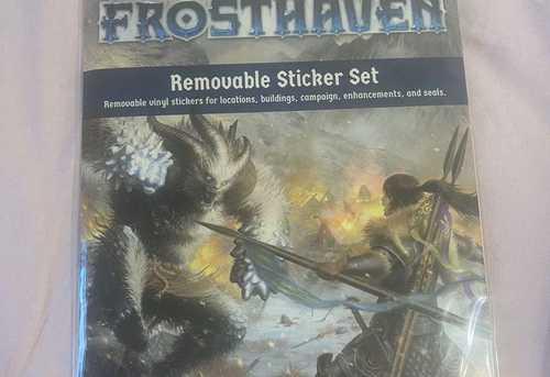 Frosthaven removable sticker set