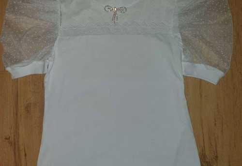 Школьная форма, блузка белая д/дев. 158, новая