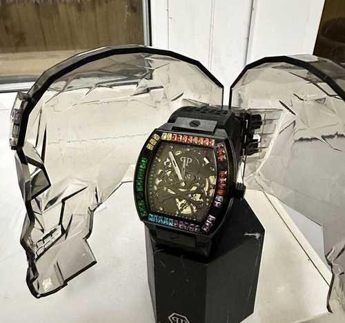 Часы philipp plein THE keleton rainbow watch