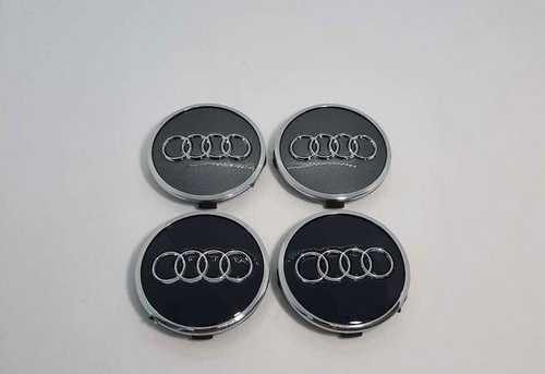 Колпачки Заглушки на литые диски Audi Ауди 61 мм