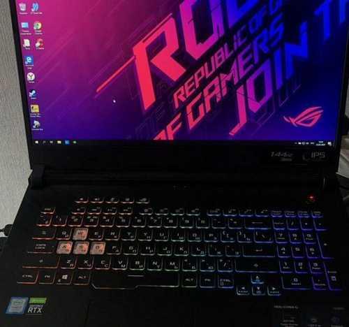 Игровой ноут Asus Rog strix I7 RTX