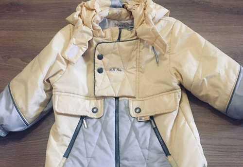 Куртка димисезон на мальчика 92-98 синтепон и х/б