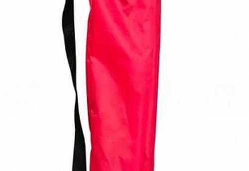 Чехол красный для лыж на липучках,от 120 см до 200