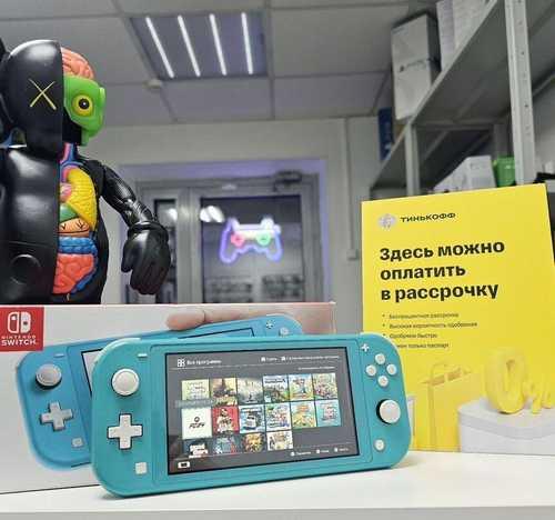 Nintendo switch lite 128 gb прошитая 17 игр