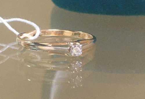 Золотое кольцо с бриллиант. 585 пр.(Арт.ко 117438)