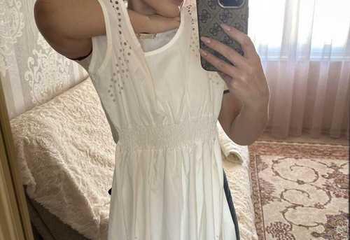 Платье летнее белое женское 42 размер