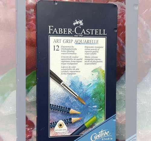 Акварельные карандаши Faber Castell art grip 12