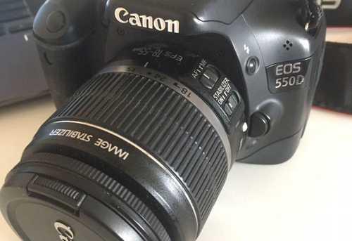 Фотоаппарат Canon EOS 550D + объектив