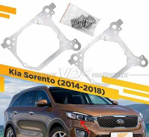 Переходные рамки для замены линз в фарах Kia Soren