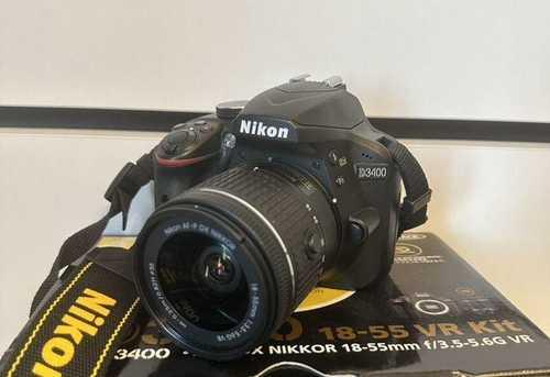 Фотоаппарат nikon d3400 18-55 VR Kit