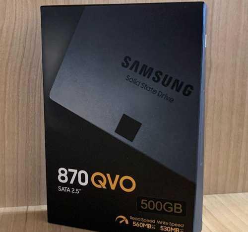 Внутренний ssd диск Samsung 870 QVO 500 Gb