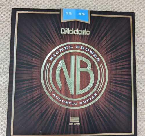 Струны для акустической гитары D'Addario NB1253