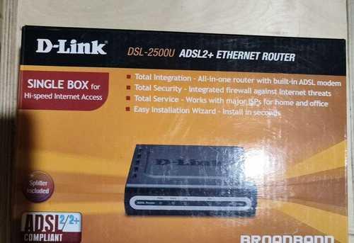 Adsl2+ ethernet router роутер DSL-2500U