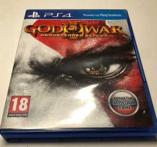 Диск игра PS4/Ps5 God of war обновленная версия