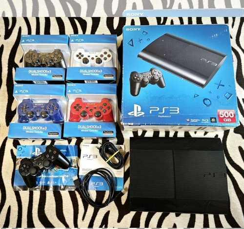 Sony PS3 Super Slim 500Gb Прошитая