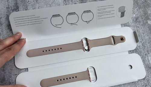 Ремешок apple watch 38 40 mm Силиконый оригинал