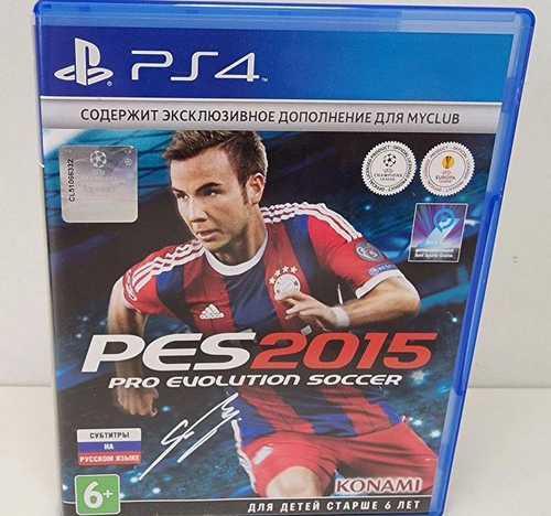 Игровые диски. Sony Playstation 4 PRO evolution soccer 2015