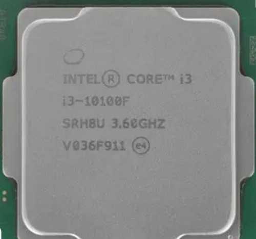 Процессор intel core i3 10100f