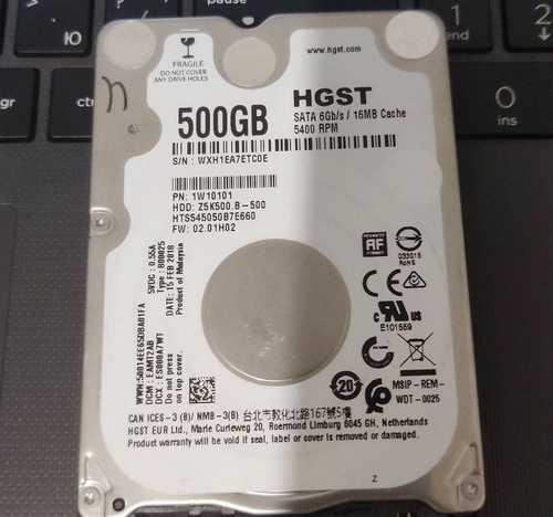 Жёсткие диски 2.5' на 500Gb