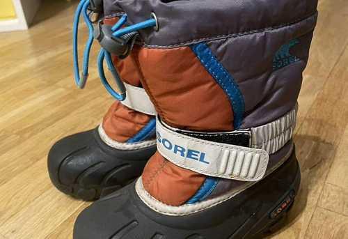 Сапоги зимние sorel детские 26 размер