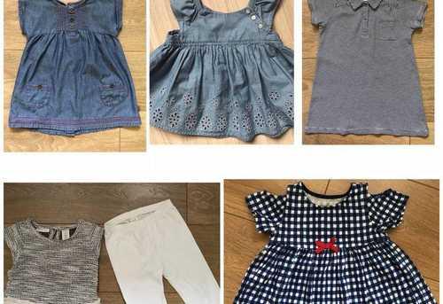 Платья Gap Petit bateau Mothercare на 1,5 года