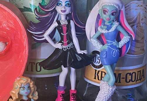 Monster high фигурки Эбби/Спектра/Лагуна