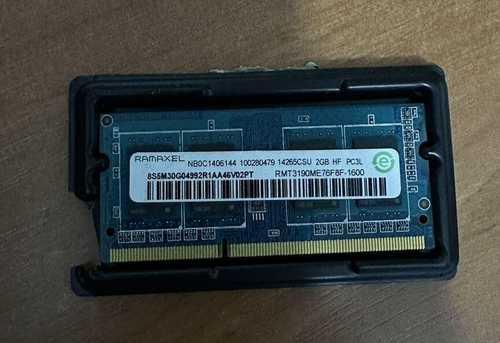 Оперативная память для ноутбука Ramaxel 2GB DDR3L