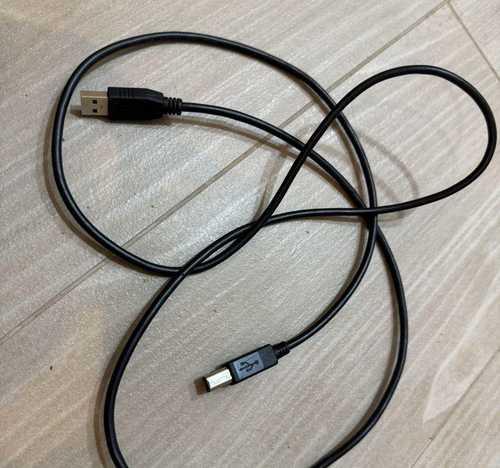 Кабель usb a B 1 метр