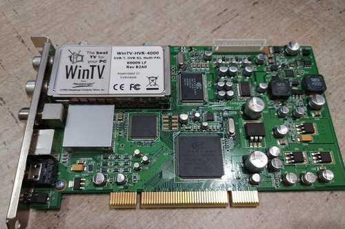 PCI тв, FM, DVB T/C/S/S2 тюнер WinTV-HVR-4000