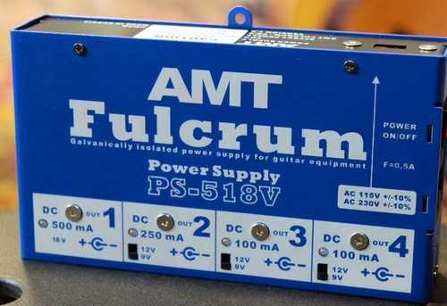 Гитарный блок питания AMT Fulcrum PS-518V