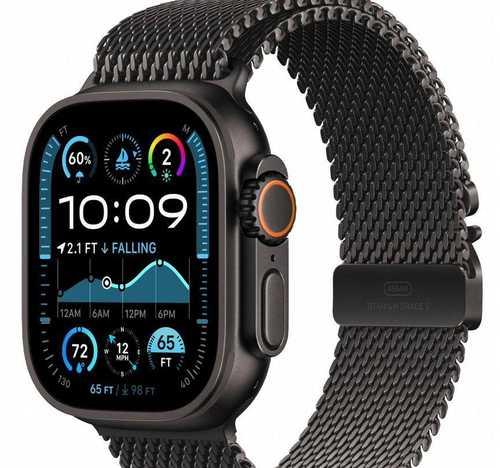 Apple Watch Ultra 2 49mm Black Titanium Black Milanese