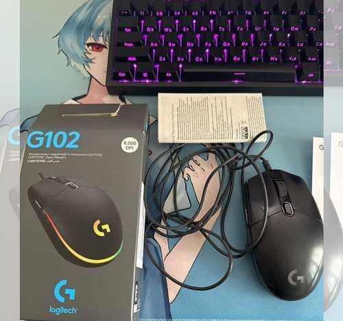 Игровая мышь logitech g102